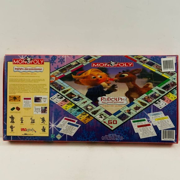 Hasbro | Games | Vintage Monopoly Rudolph The Red Nosed Reindeer ...